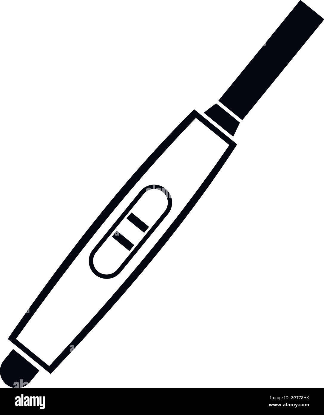 Pregnancy test with positive pregnant icon Stock Vector Image & Art - Alamy