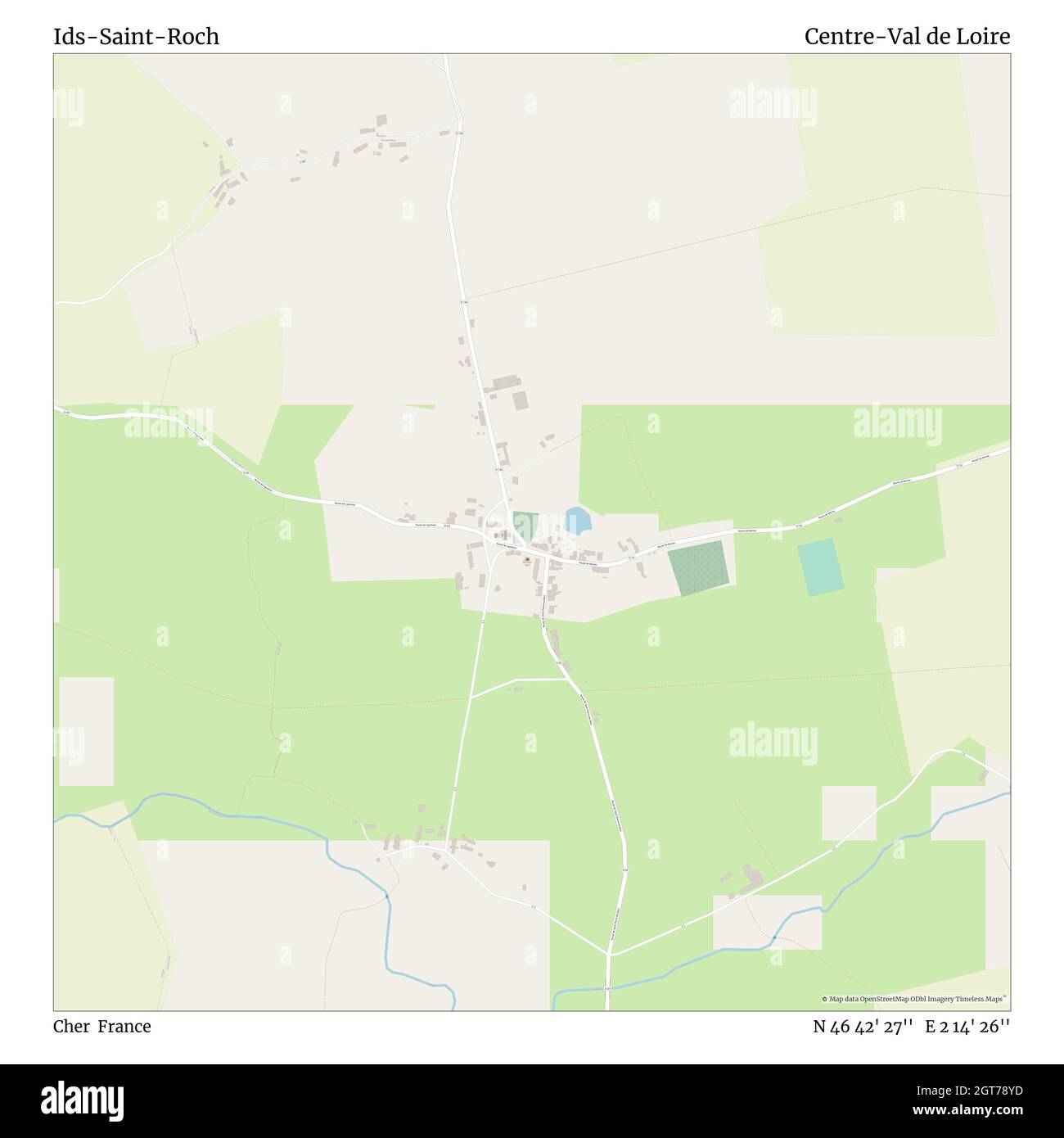 Ids-Saint-Roch, Cher, France, Centre-Val de Loire, N 46 42' 27'', E 2 ...