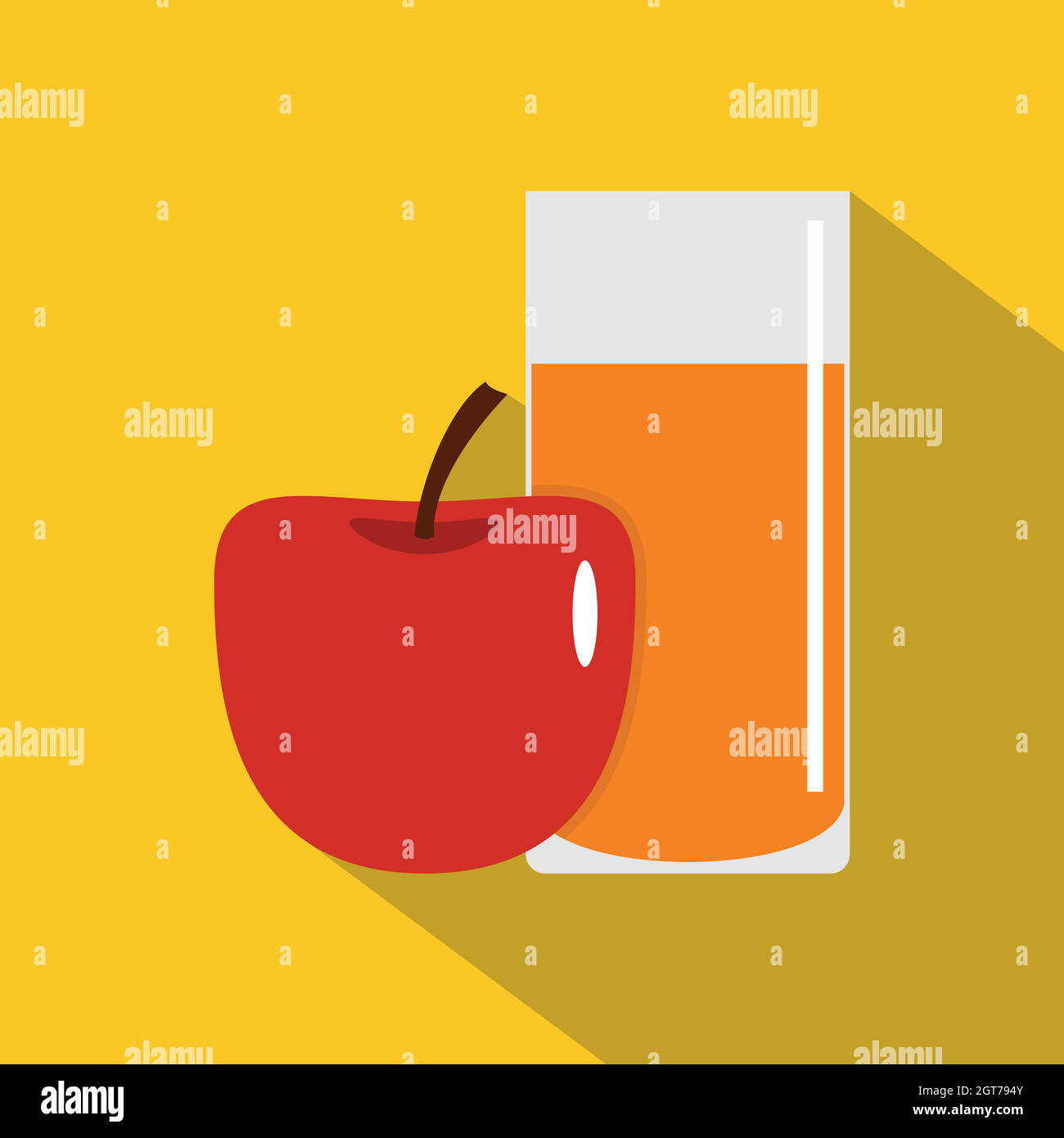 Organic apple juice Stock Vector Images - Alamy