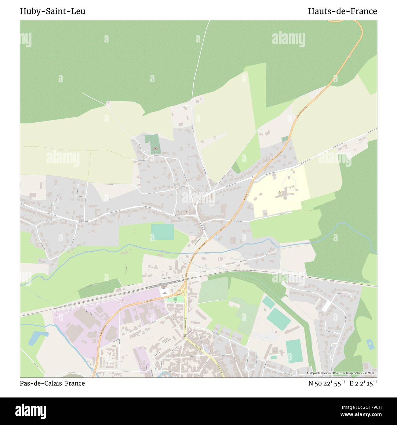 Huby-Saint-Leu, Pas-de-Calais, France, Hauts-de-France, N 50 22' 55 ...