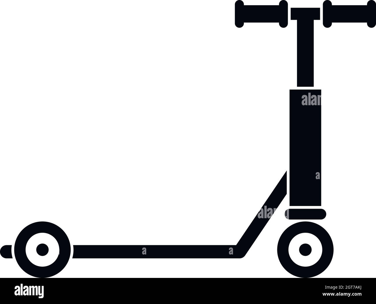 Kick scooter ecological Cut Out Stock Images & Pictures - Alamy