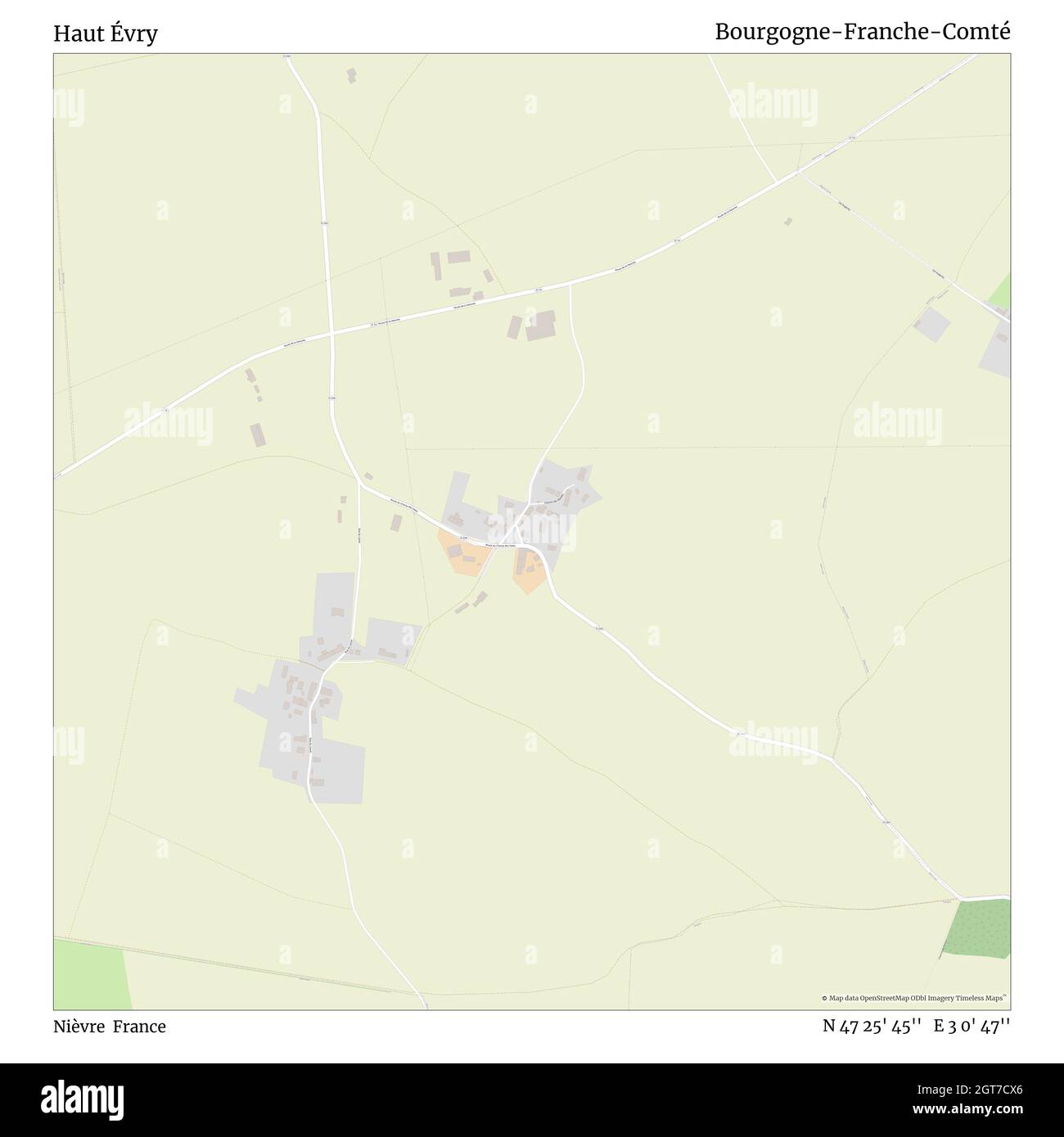 Haut Évry, Nièvre, France, Bourgogne-Franche-Comté, N 47 25' 45'', E 3 ...