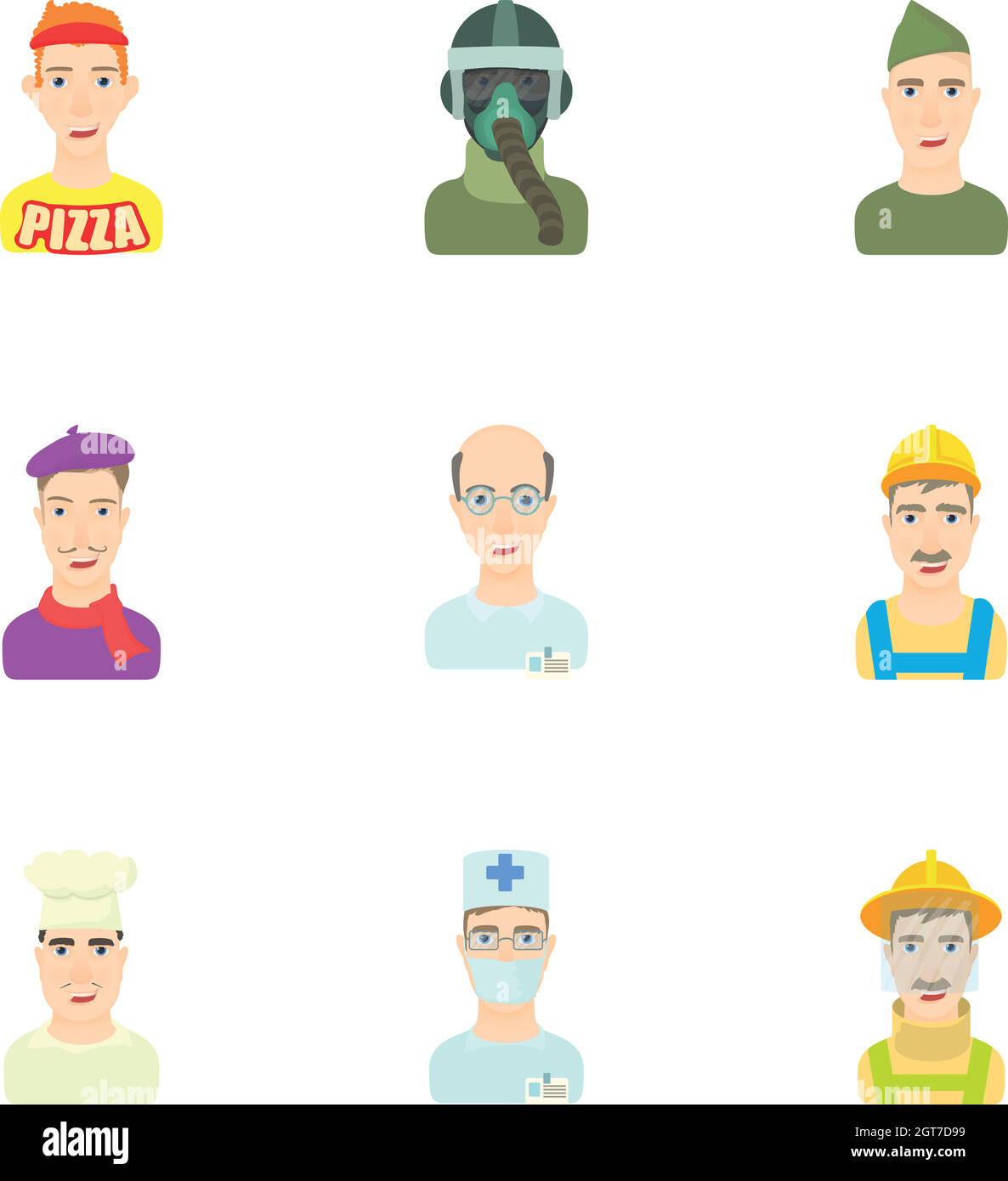Occupation icons hi-res stock photography and images - Alamy