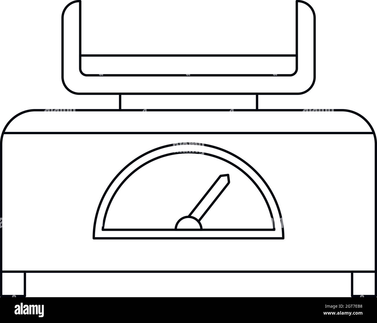Baby scale icon, outline style Stock Vector Image & Art - Alamy