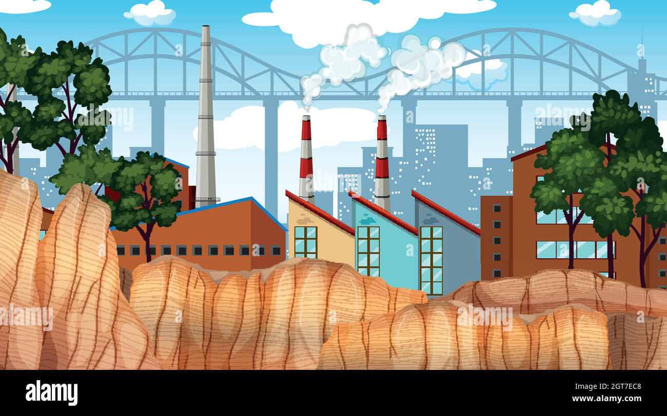 Natural environment scenes landscape Stock Vector Image & Art - Alamy