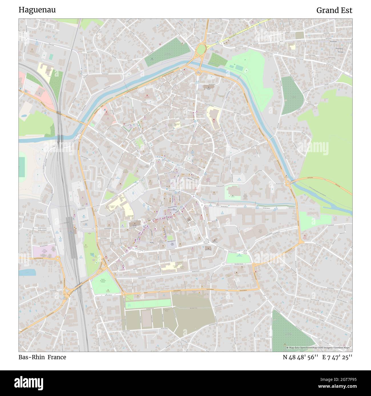 Map of haguenau hi-res stock photography and images - Alamy
