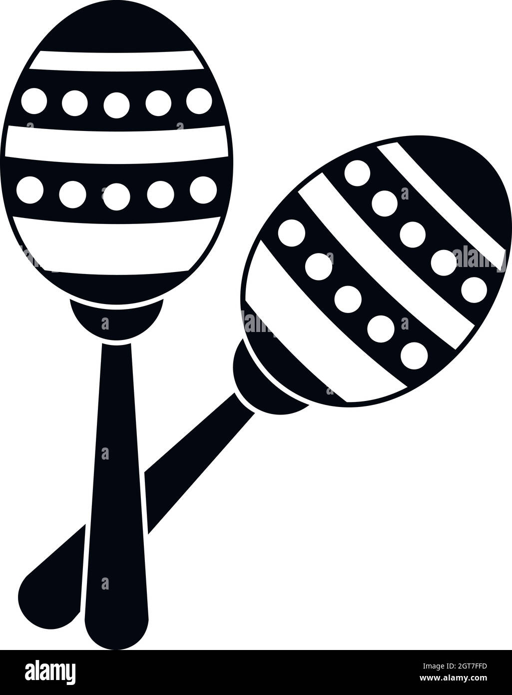 Maracas icon, simple style Stock Vector Image & Art - Alamy