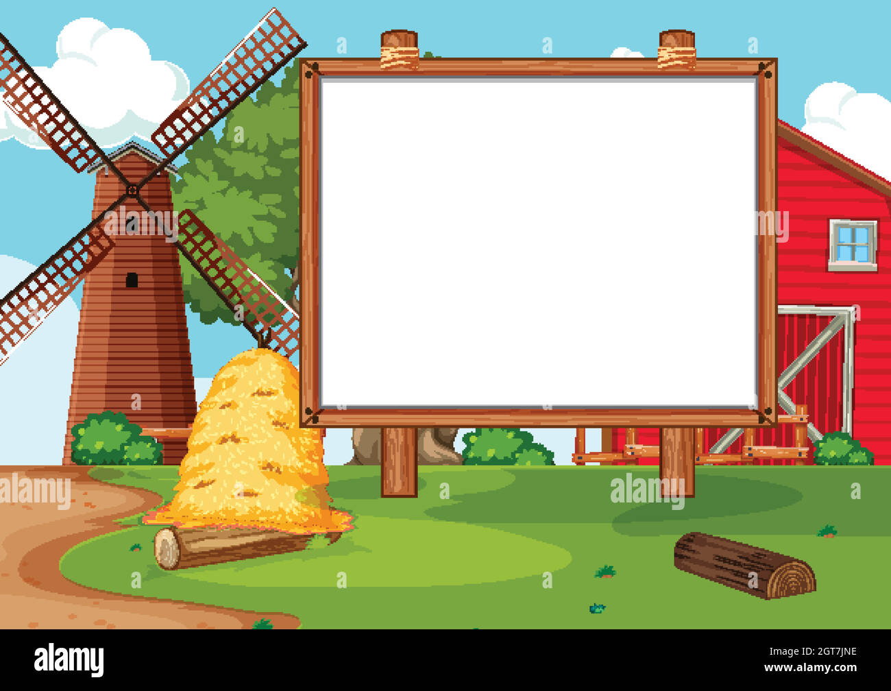 Wooden sign board in farm hi-res stock photography and images - Alamy