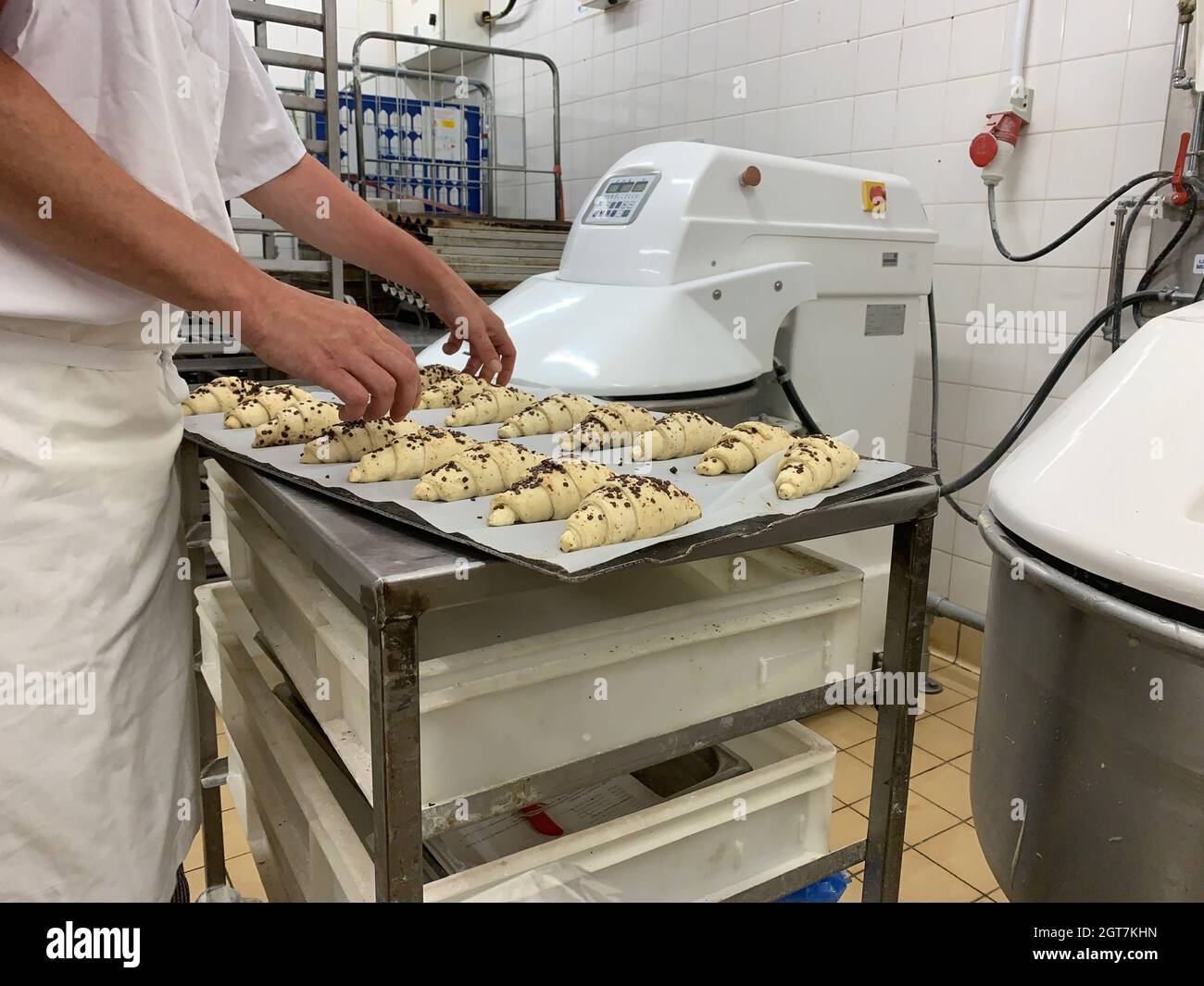 Baker working at night hi-res stock photography and images - Alamy