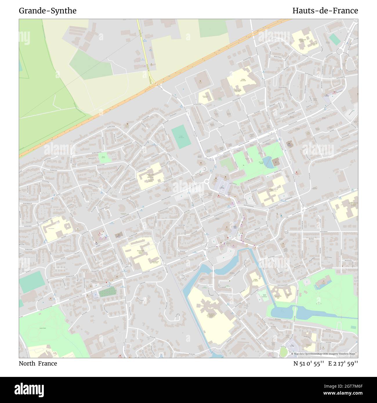 Grande-Synthe, North, France, Hauts-de-France, N 51 0' 55'', E 2 17' 59 ...