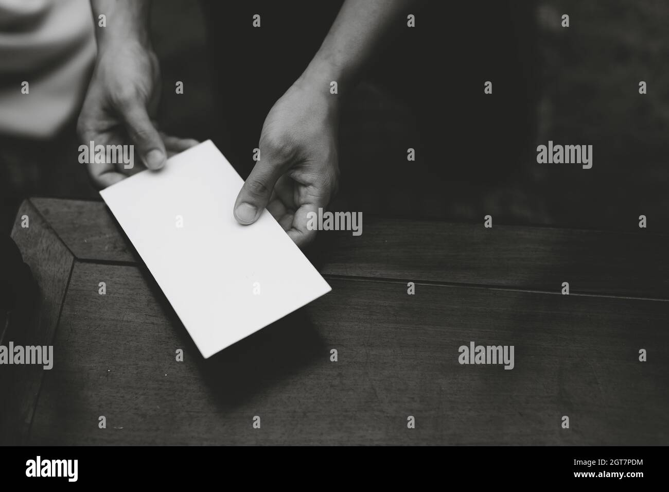 Handing over letter hi-res stock photography and images - Alamy