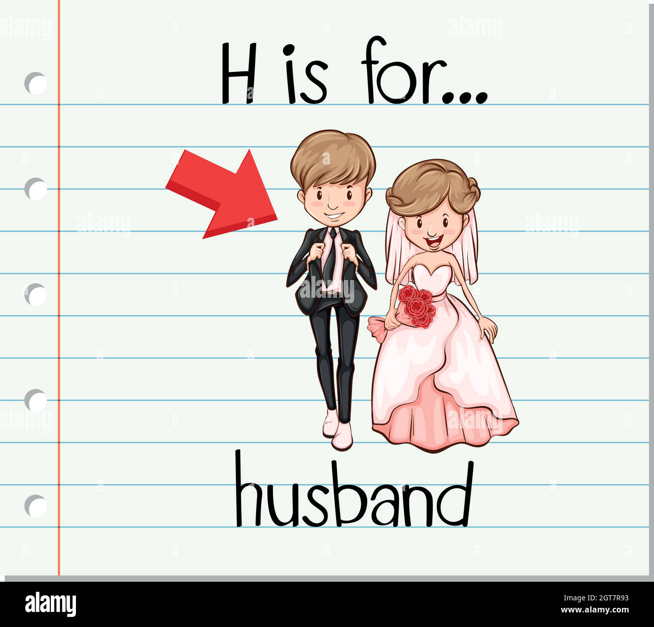 Husband and wife art Stock Vector Images - Alamy