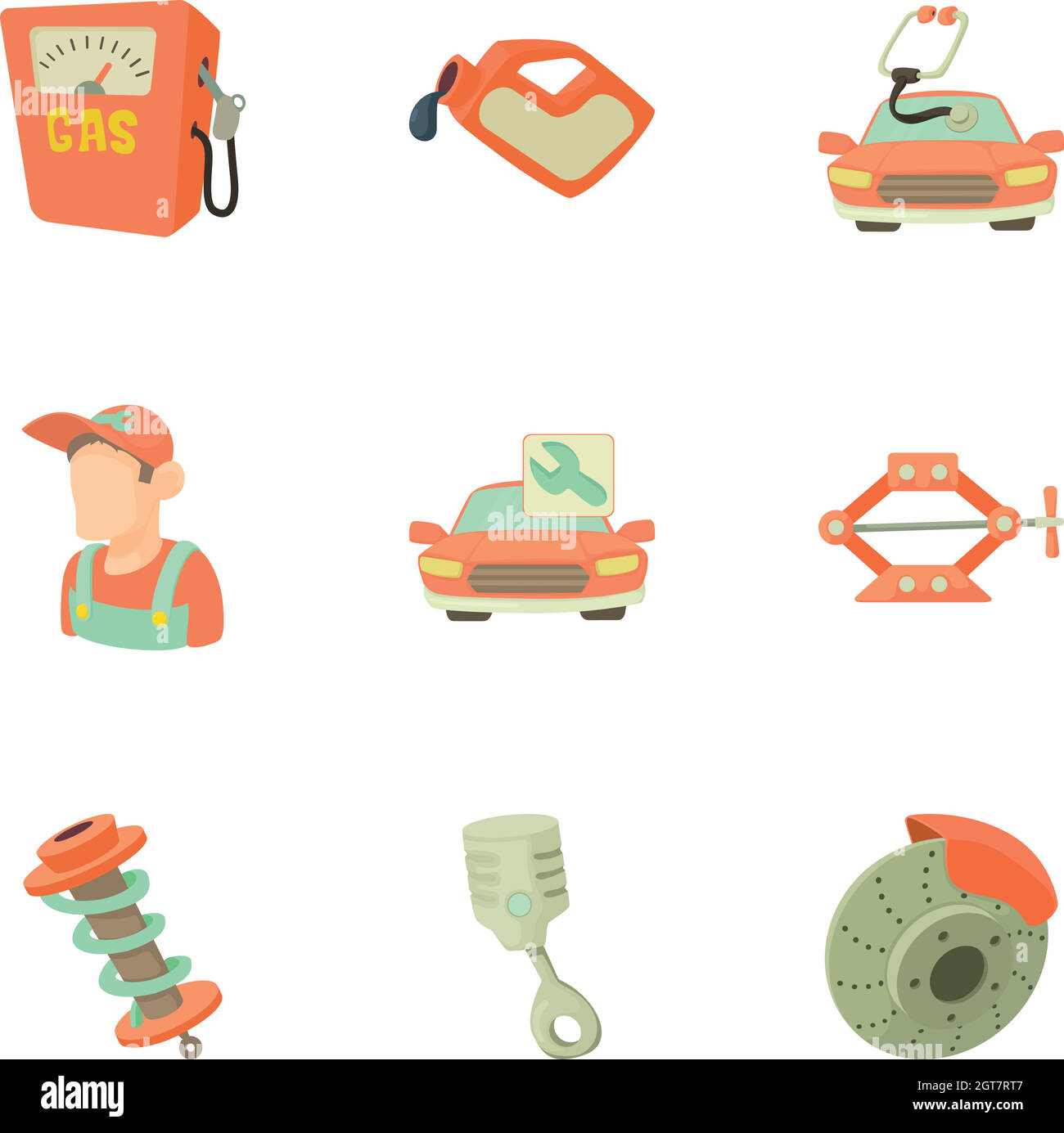 Sign gas station garage Cut Out Stock Images & Pictures - Alamy