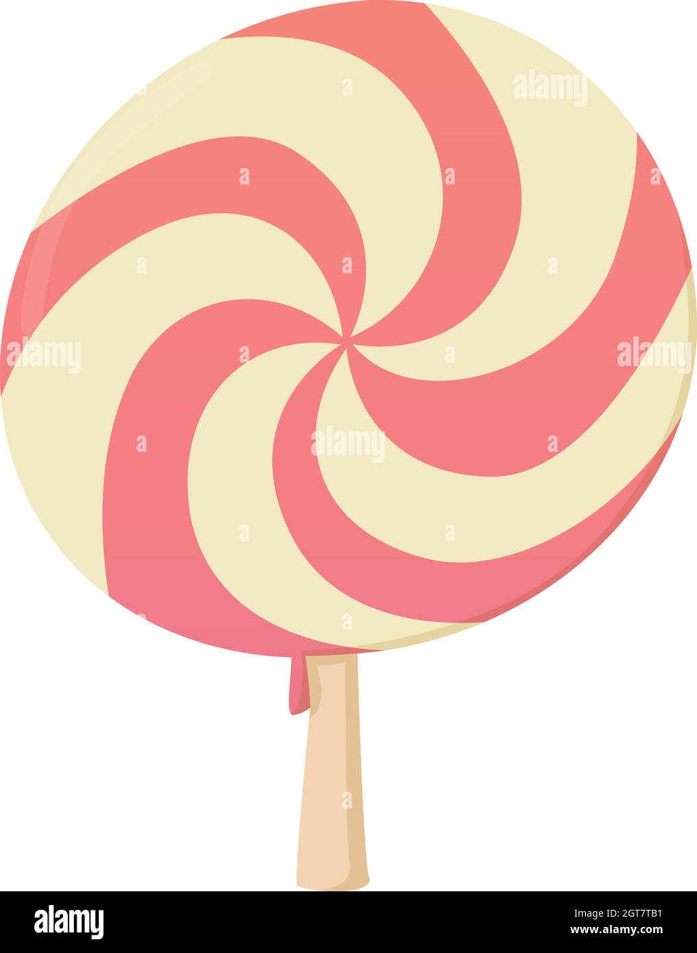 Striped candy icon cartoon Stock Vector Images - Alamy