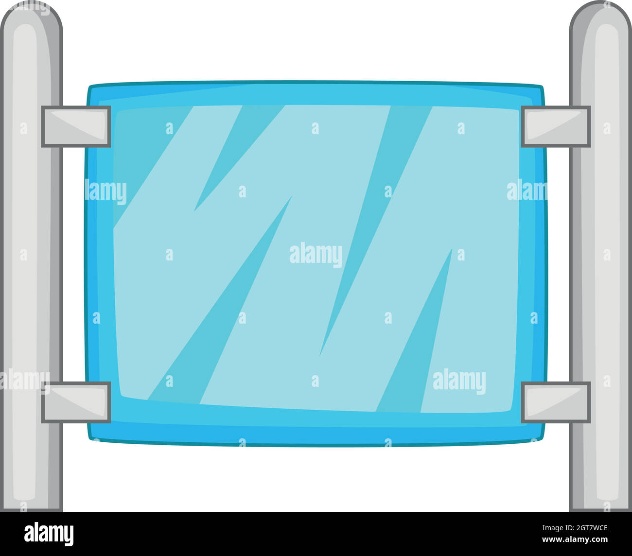 Rural iron gate fence Stock Vector Images - Alamy