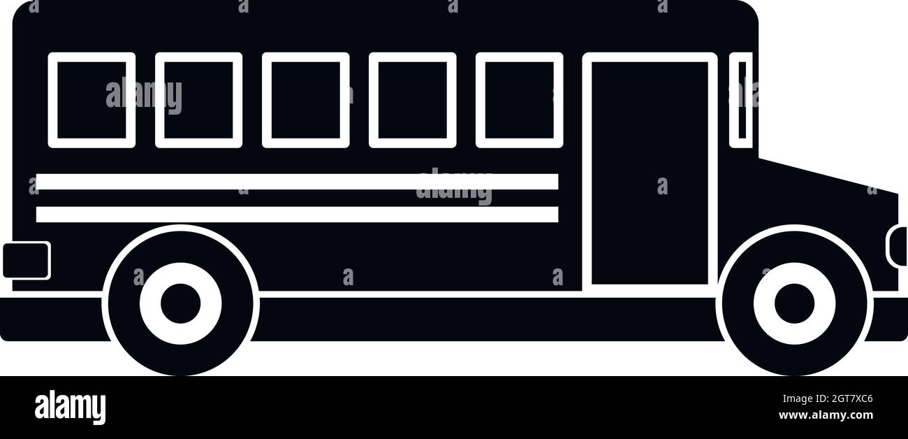 School bus icon, simple style Stock Vector Image & Art - Alamy