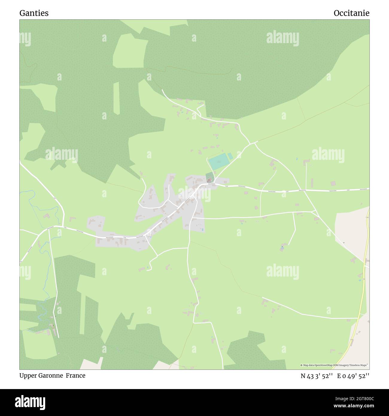 Ganties, Upper Garonne, France, Occitanie, N 43 3' 52'', E 0 49' 52 ...