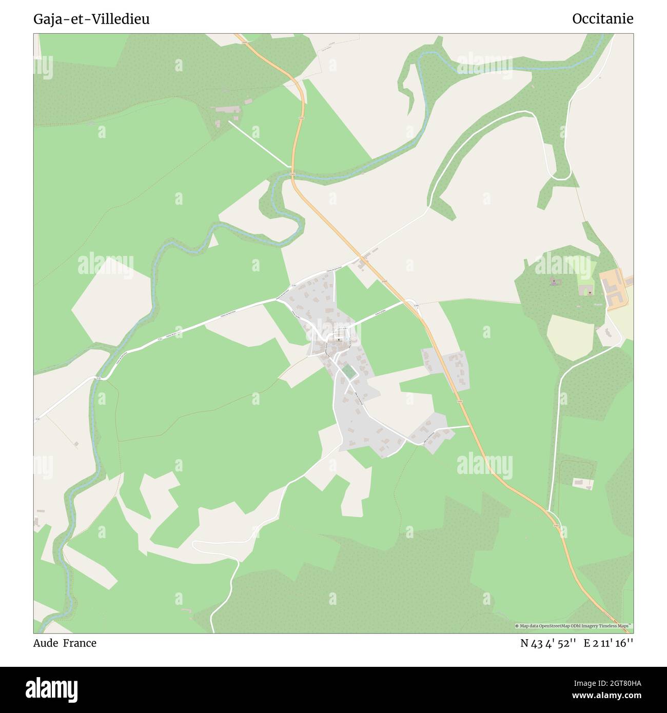 Gaja-et-Villedieu, Aude, France, Occitanie, N 43 4' 52'', E 2 11' 16 ...