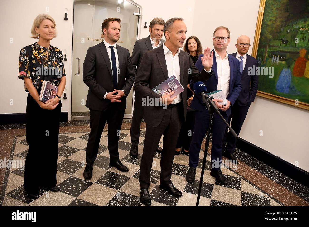 Copenhagen, Denmark.,01 October 2021, /Denmark ministrer for finance ...