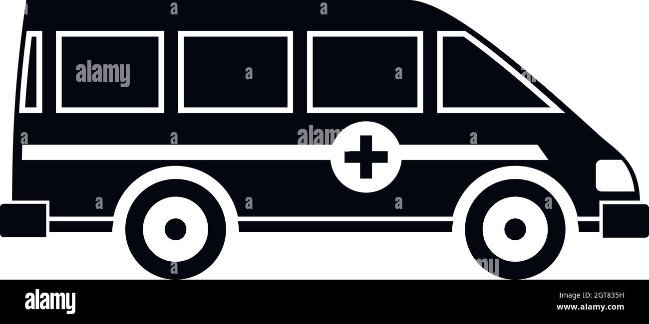Ambulance emergency van icon, simple style Stock Vector Image & Art - Alamy
