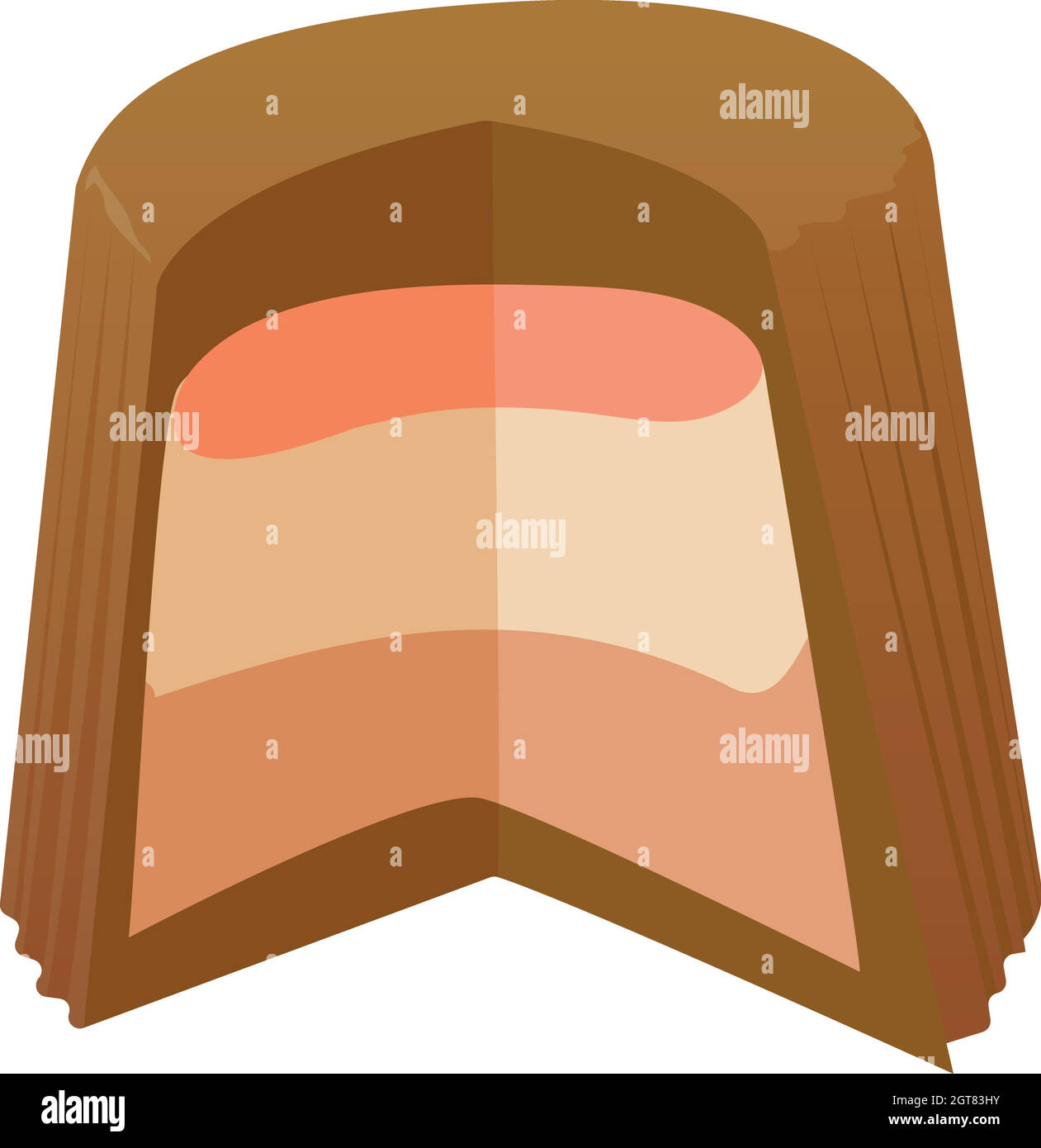 Chocolate candy icon, cartoon style Stock Vector Image & Art - Alamy