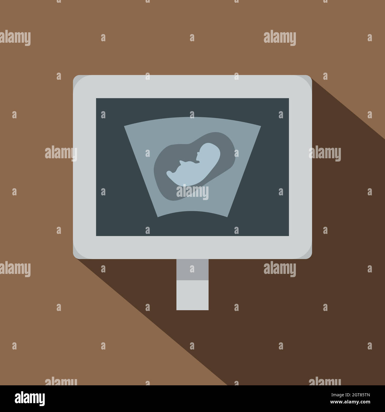 Ultrasound image Stock Vector Images - Alamy