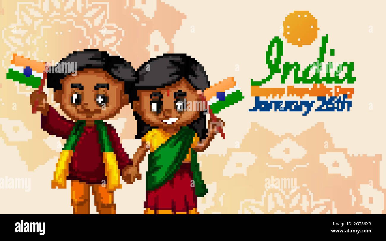 Public holiday poster design with happy kids Stock Vector Image & Art ...