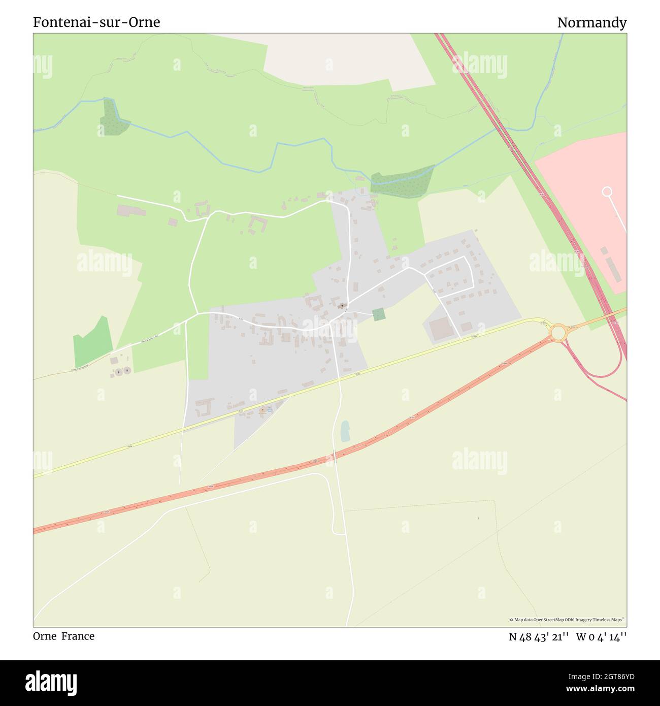 Fontenai-sur-Orne, Orne, France, Normandy, N 48 43' 21'', W 0 4' 14 ...