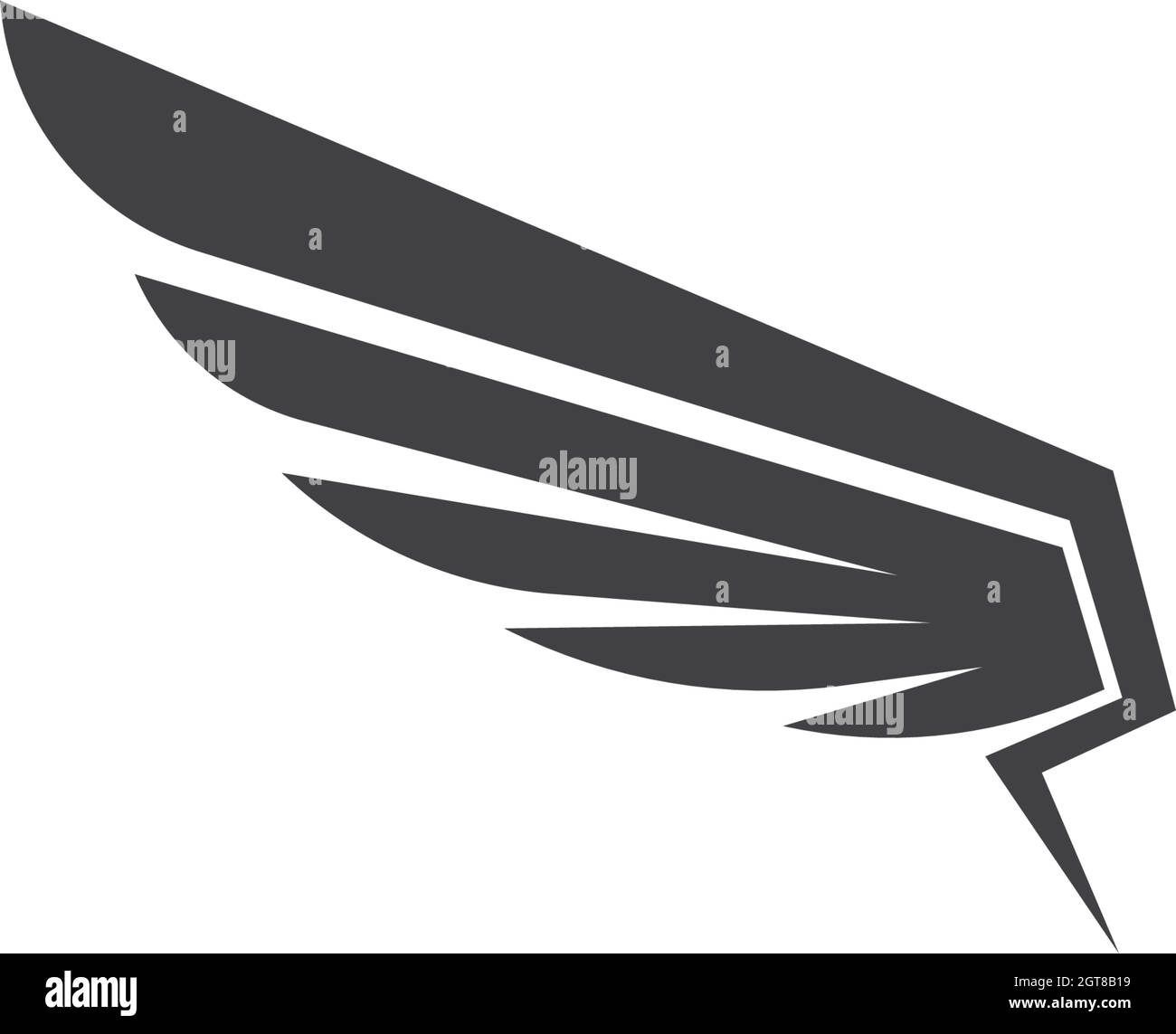 wings logo symbol icon vector illustration Stock Vector Image & Art - Alamy