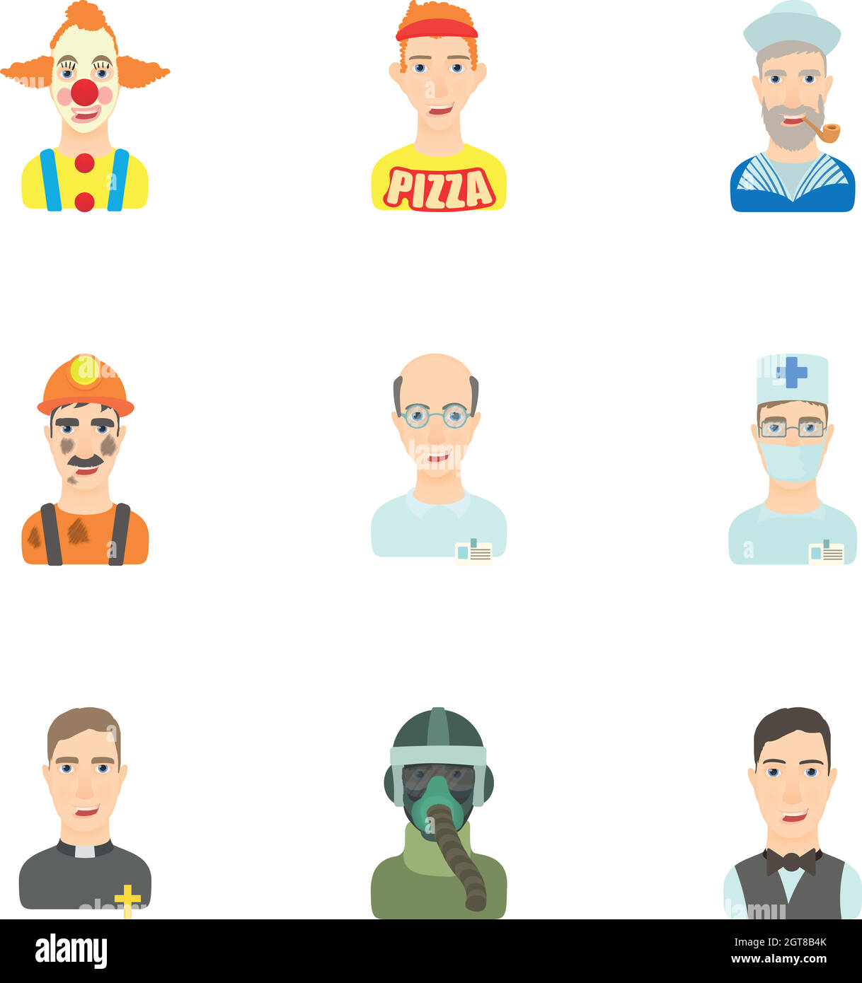 Activities icons set, cartoon style Stock Vector Image & Art - Alamy