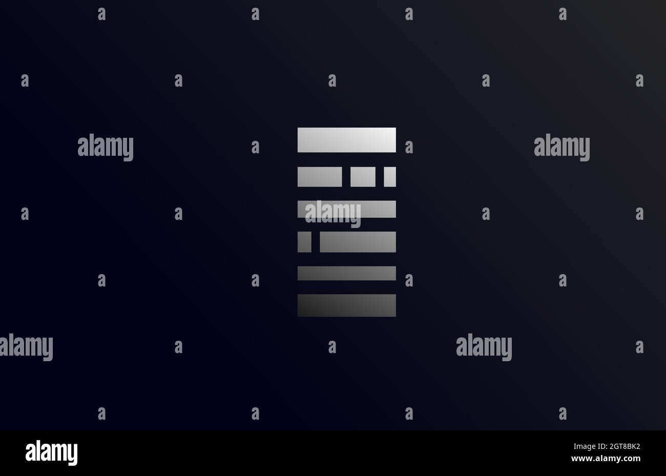 alphabet letter I icon logo in with line. Creative design for business ...