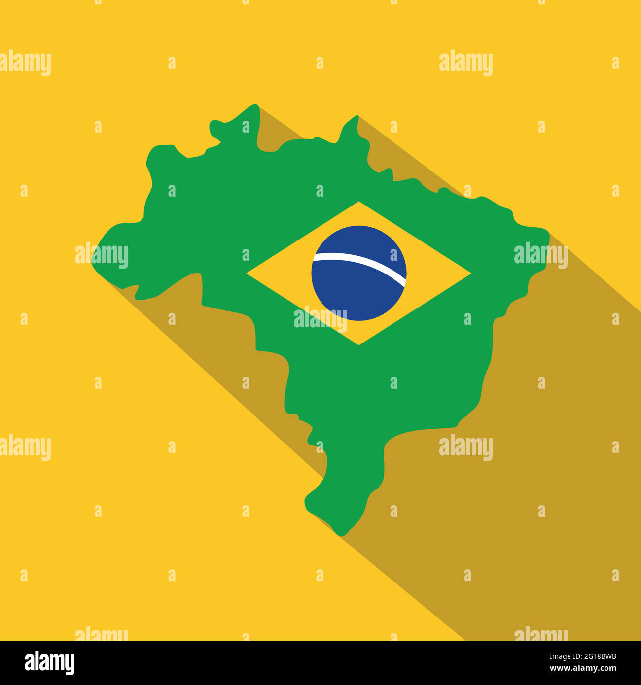 Brazilian map hi-res stock photography and images - Alamy