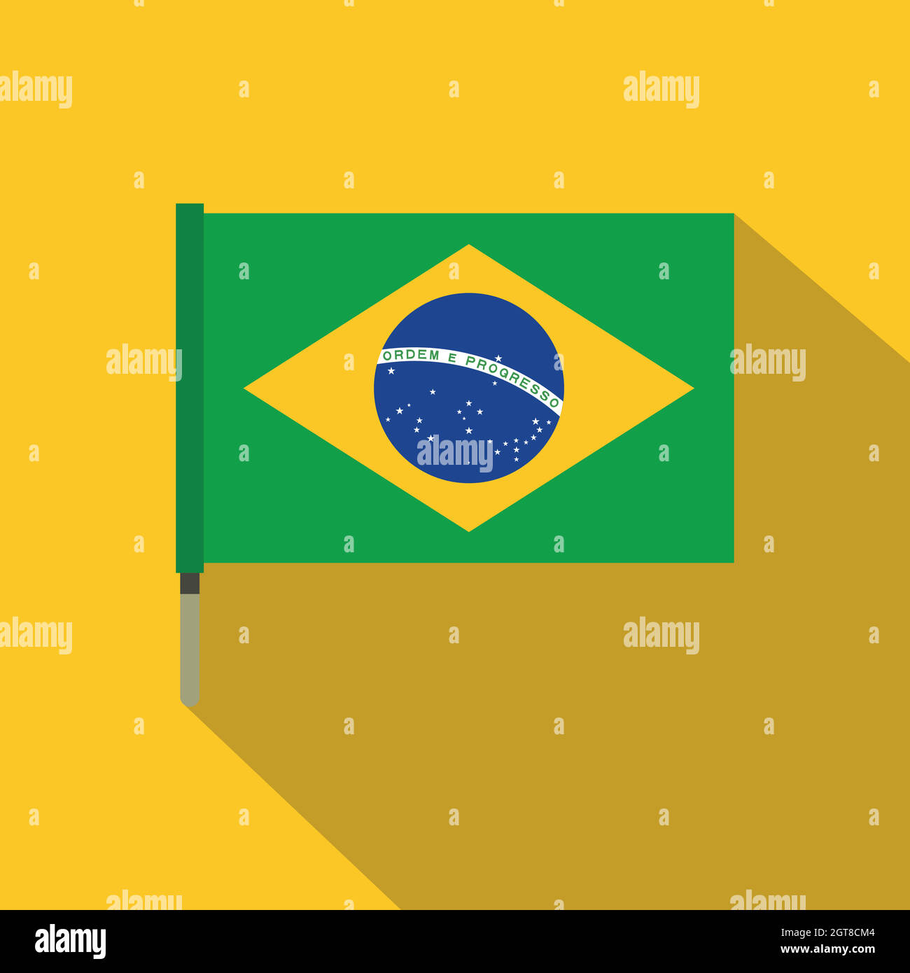 Brazil Flag Brazil Flag Stock Vector Images Alamy