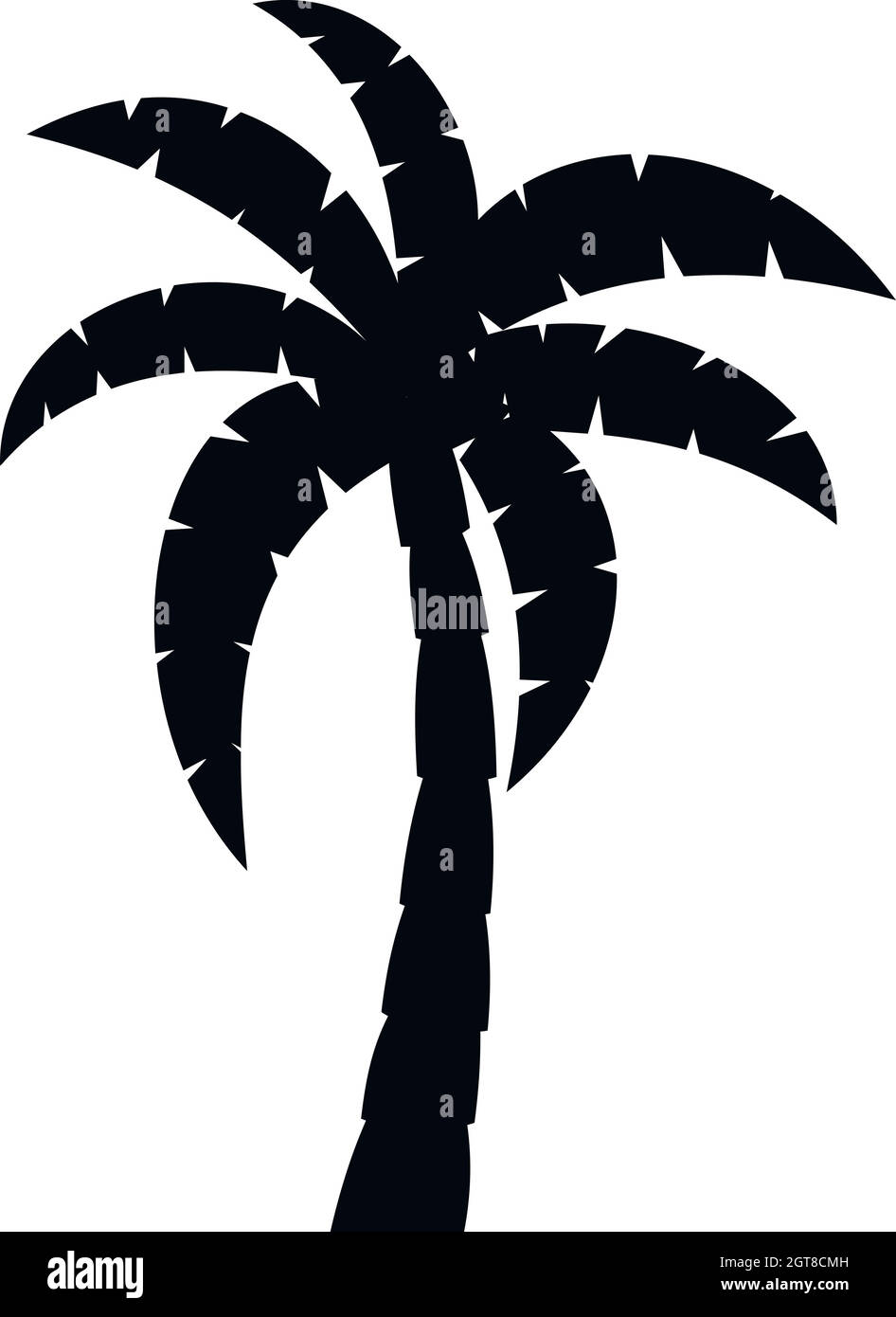 Palm simple vector icon Stock Vector Images - Alamy