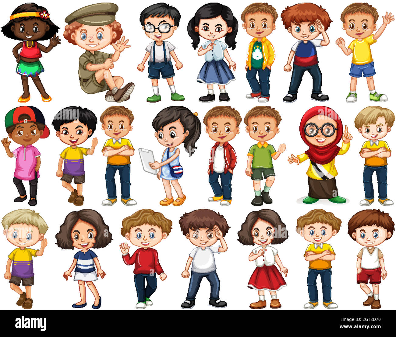 Kid Wave Hello Clipart