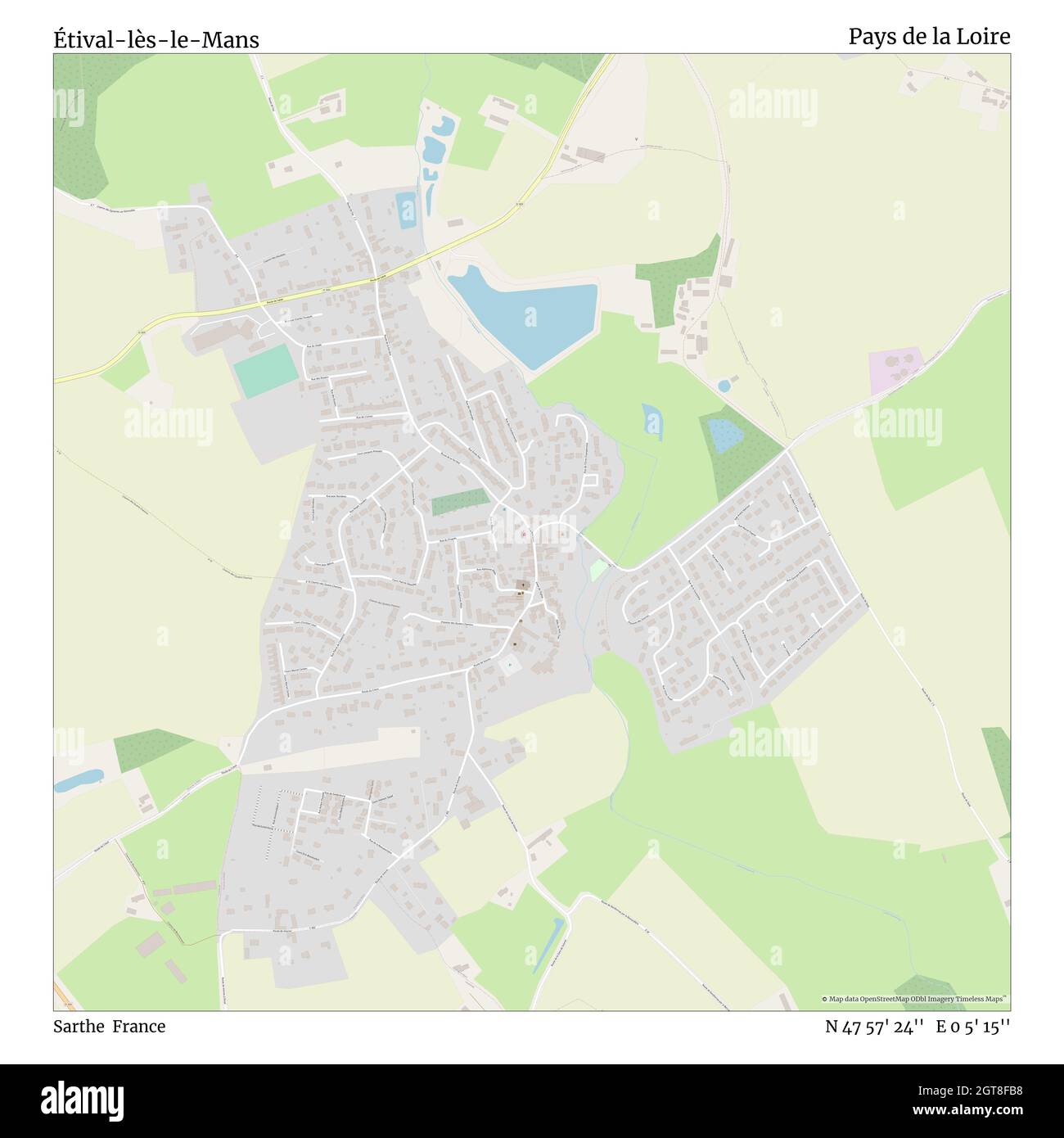 Le mans france map Cut Out Stock Images & Pictures - Alamy