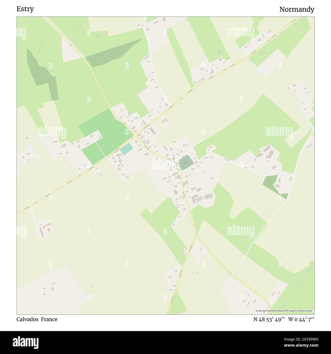 Estry, Calvados, France, Normandy, N 48 53' 49'', W 0 44' 7'', map ...