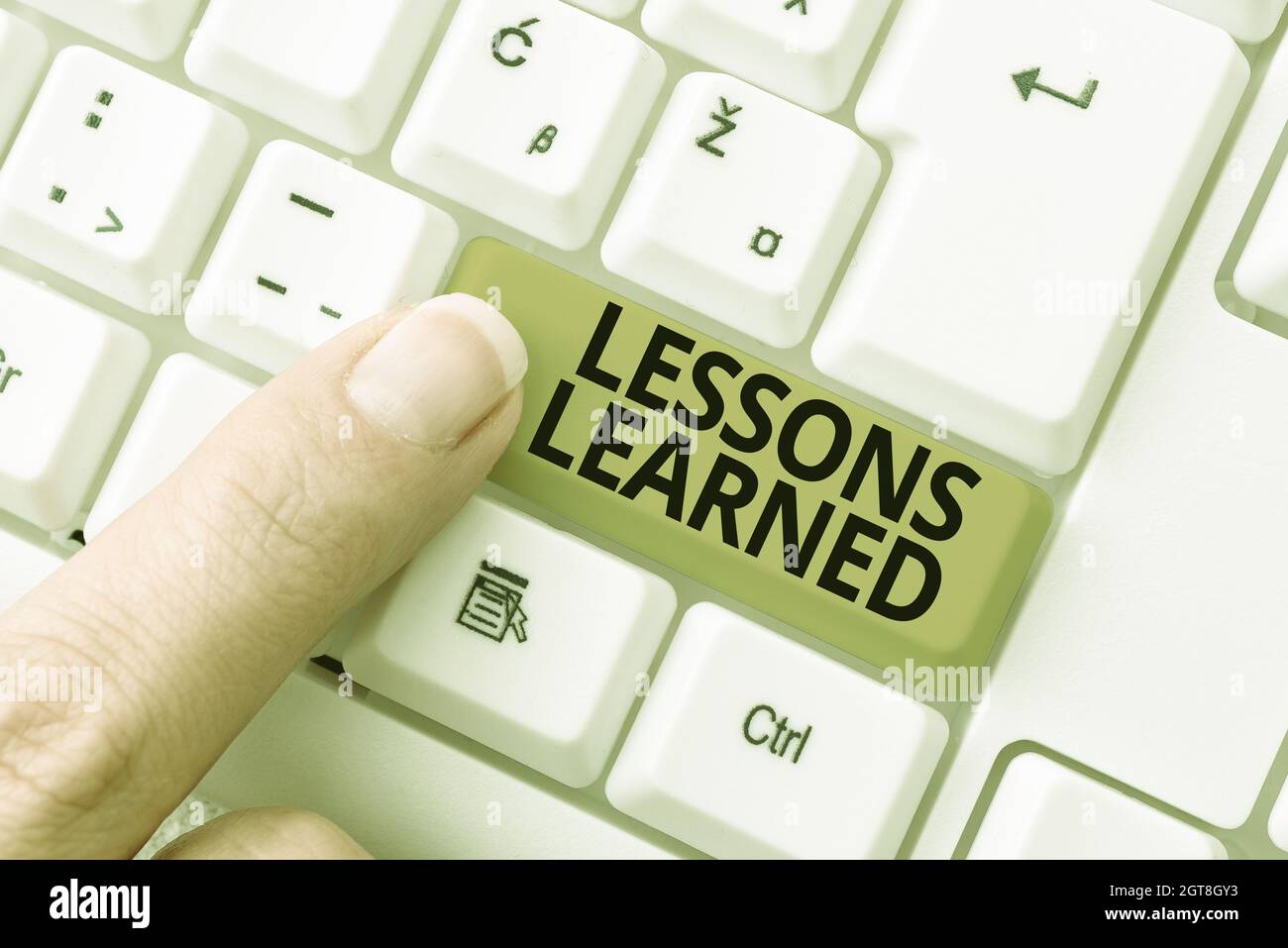 Writing displaying text Lessons Learned. Business showcase Promote share and use knowledge ...