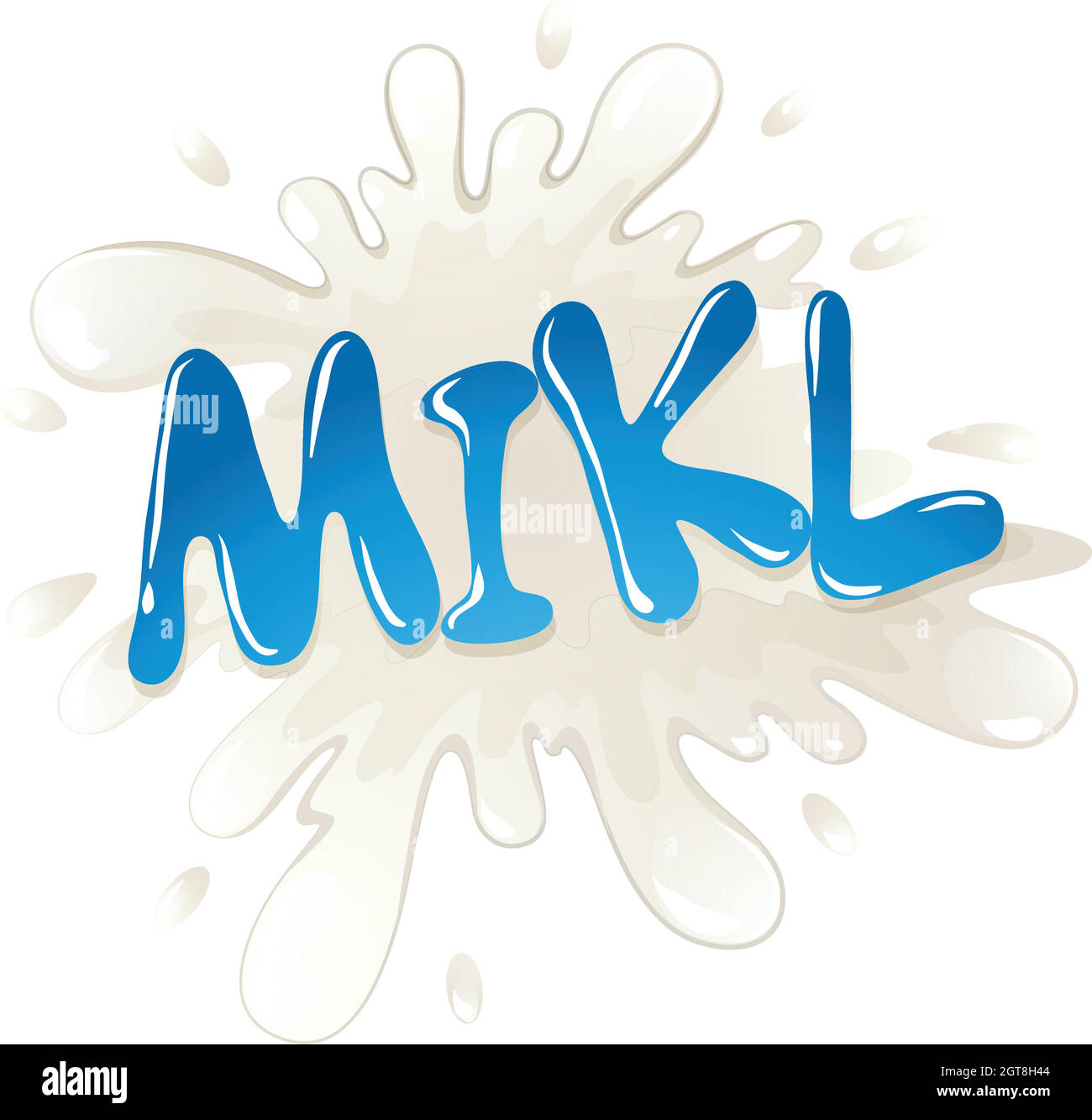 Milk Splash Clipart