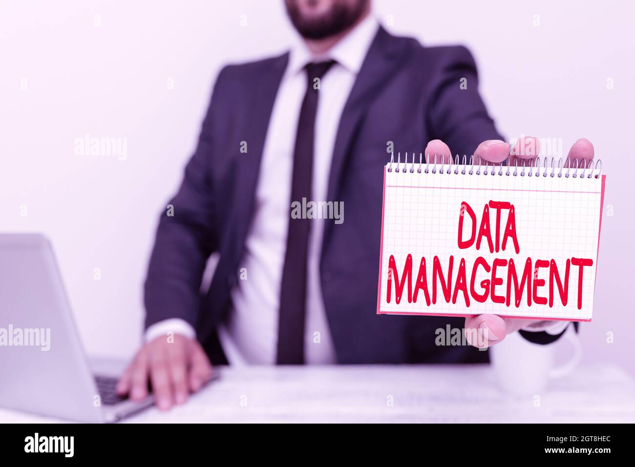 Sign displaying Data Management. Business overview The practice of organizing and maintaining ...