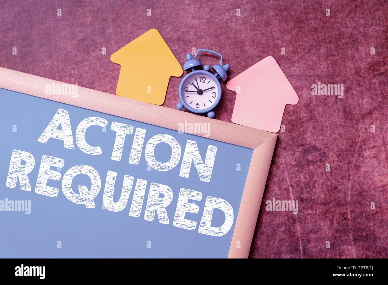 Text caption presenting Action Required. Conceptual photo Regard an ...
