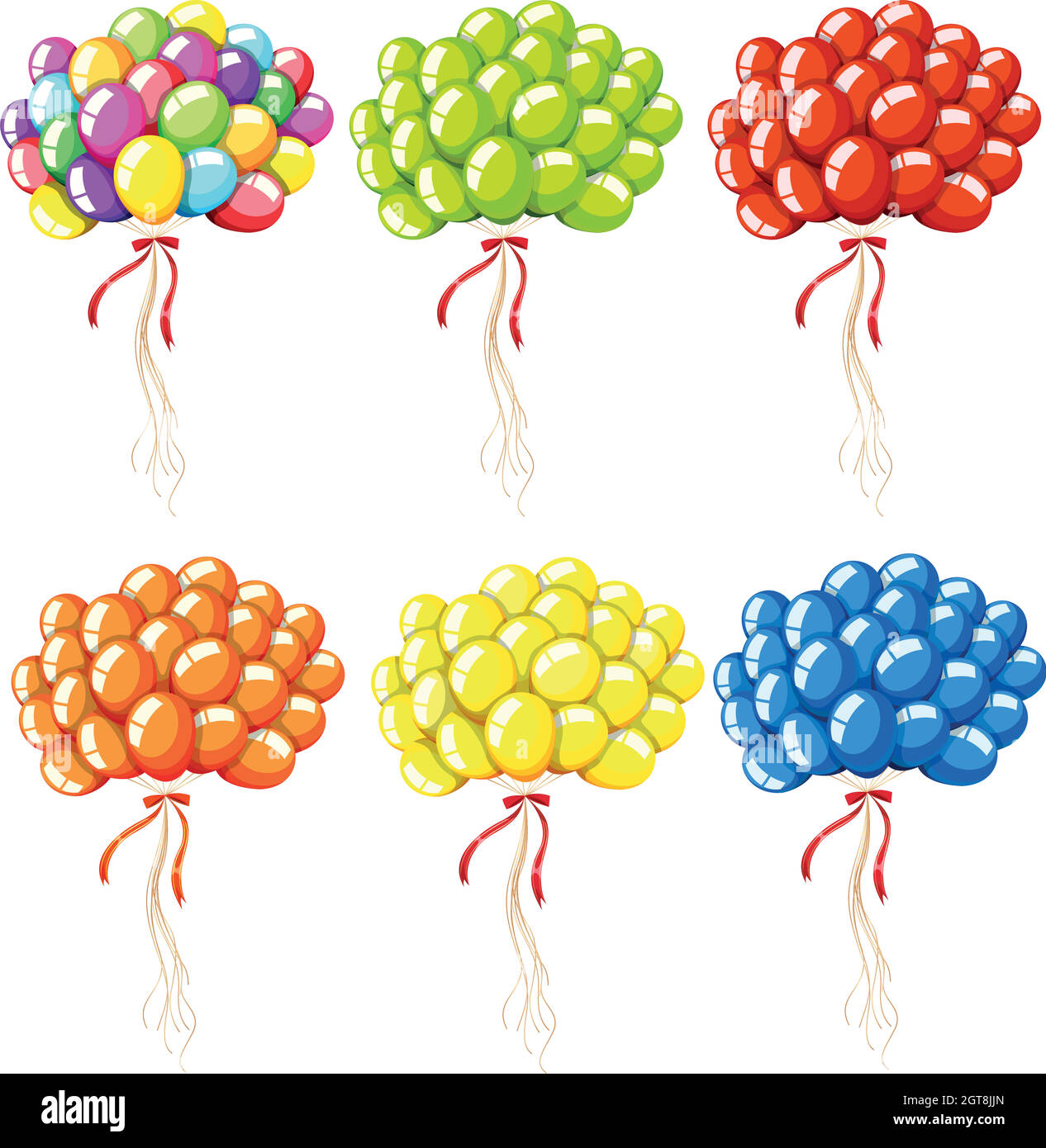 Colorful party objects Stock Vector Images - Alamy