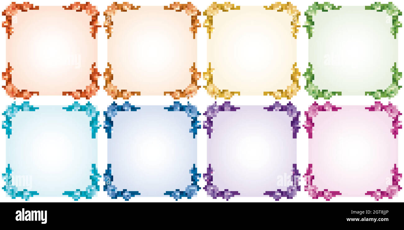 Purple flower designs Cut Out Stock Images & Pictures - Alamy