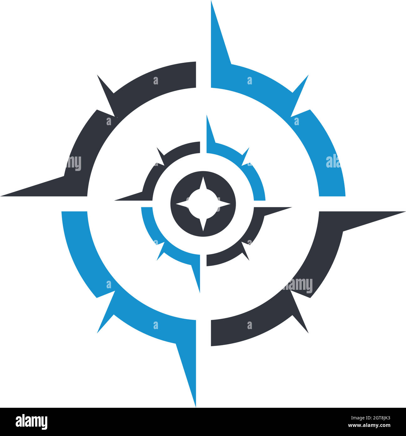 compass logo vector template illustration Stock Vector Image & Art - Alamy