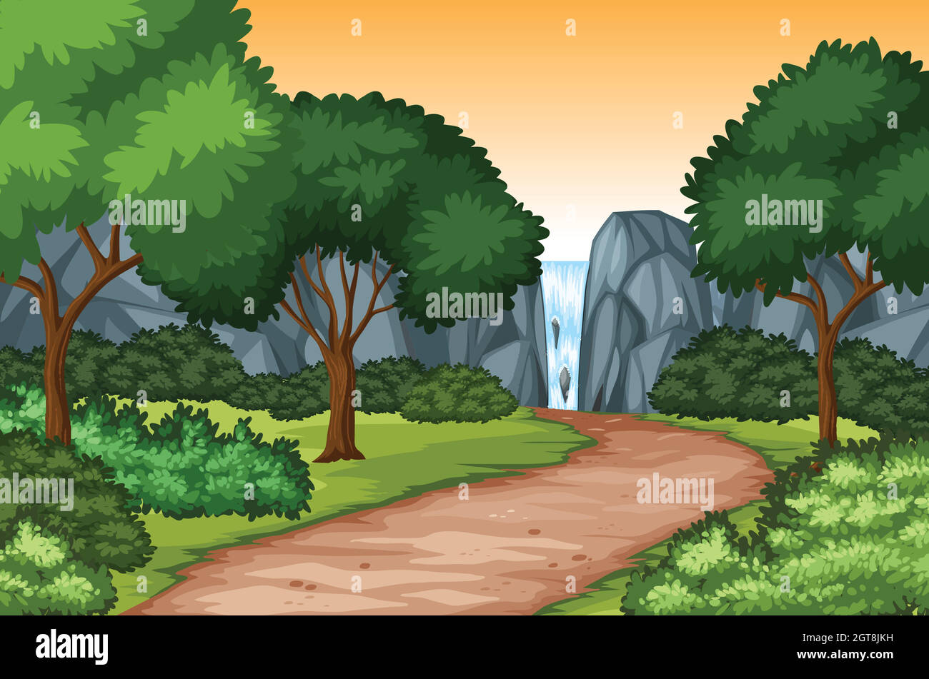 Outdoor scenic scenic rocks Stock Vector Images - Alamy