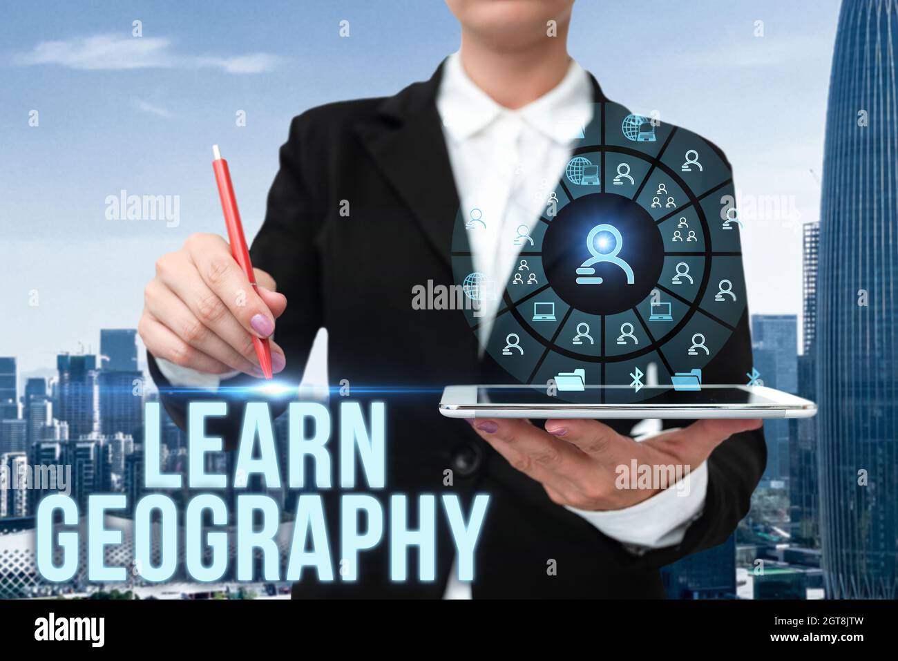 Inspiration showing sign Learn Geography. Word Written on study of ...