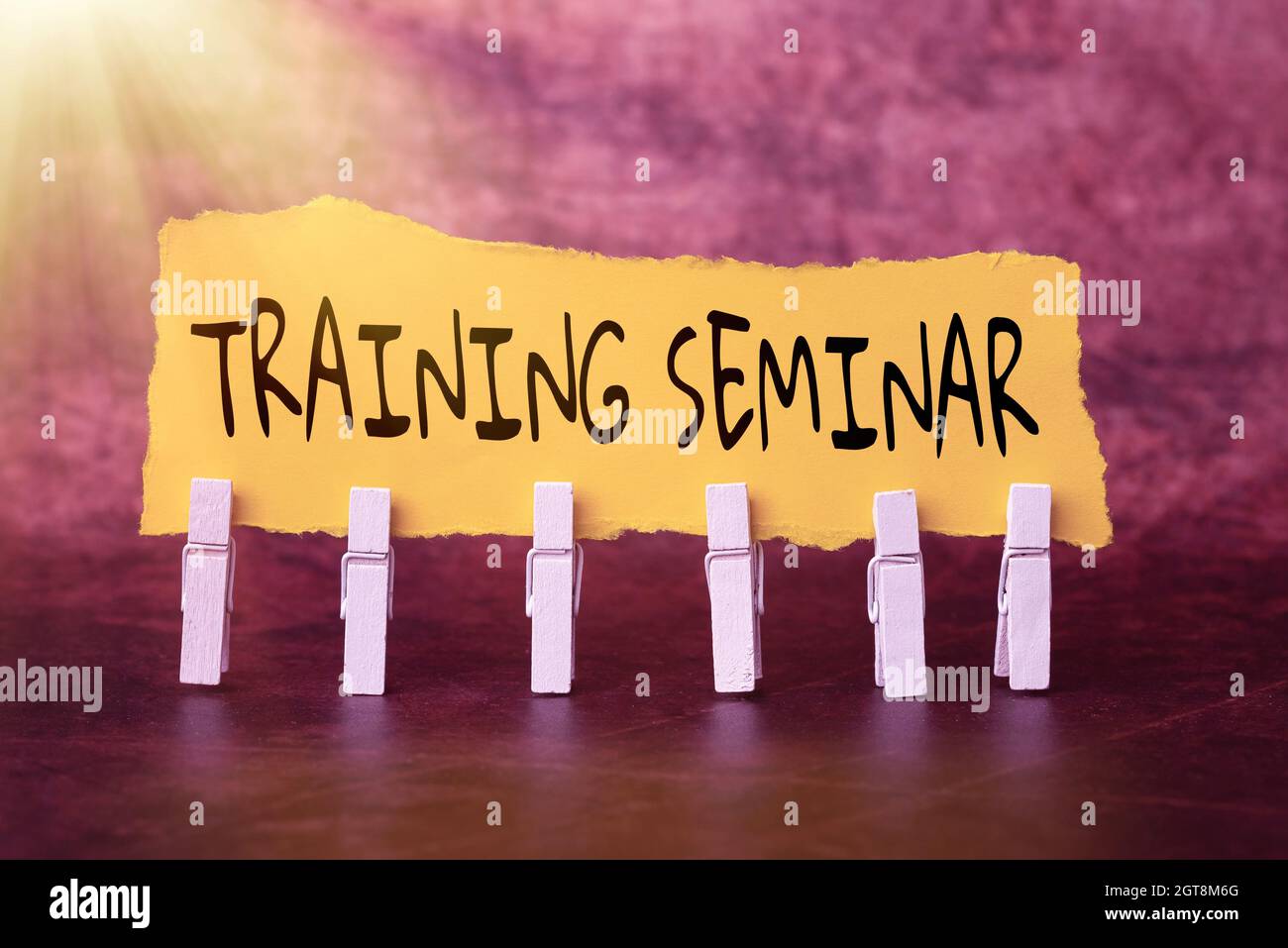 Hand writing sign Training Seminar. Conceptual photo Academic ...