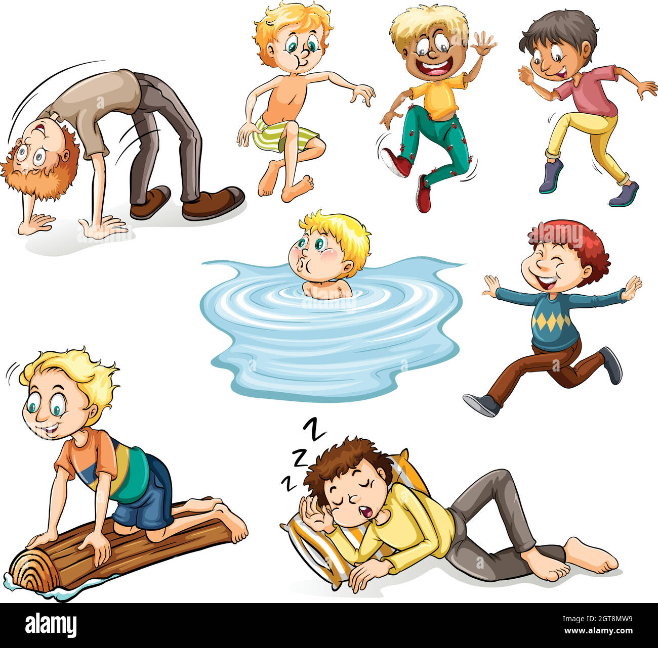 People doing different activities Stock Vector Image & Art - Alamy