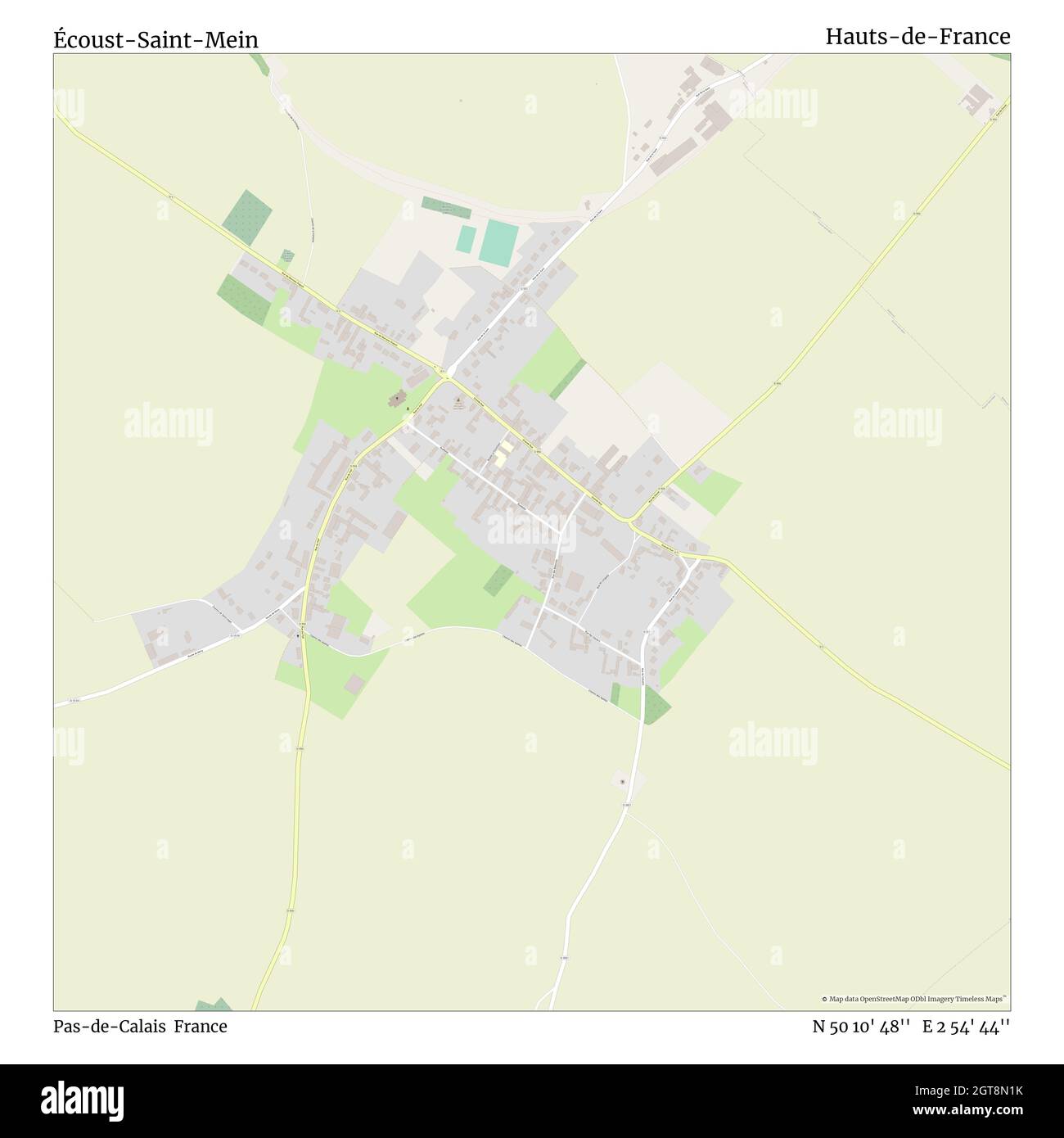 Écoust-Saint-Mein, Pas-de-Calais, France, Hauts-de-France, N 50 10' 48 ...