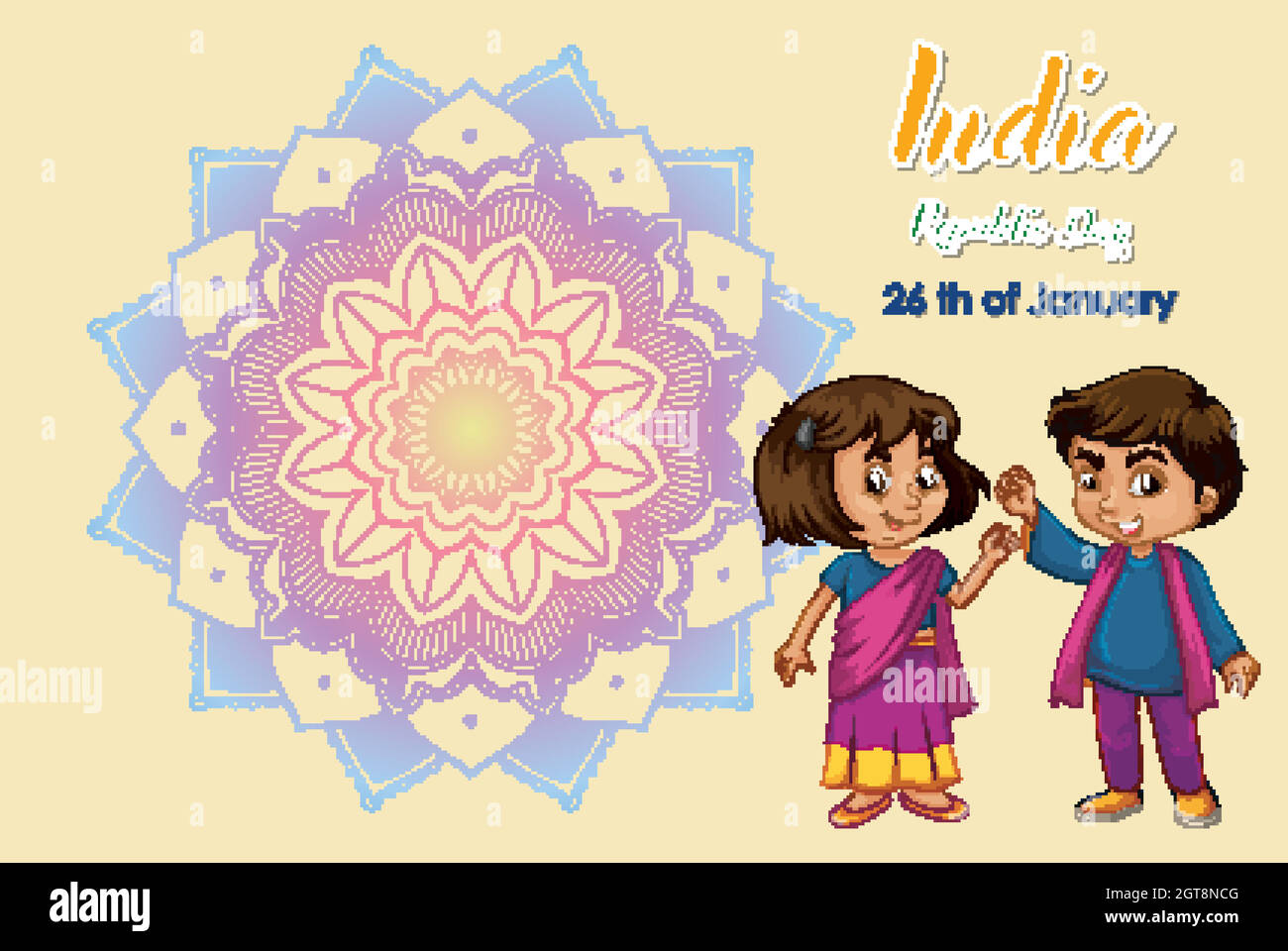 Public holiday poster design with happy kids Stock Vector Image & Art ...